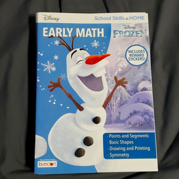 Disney | Other | Disney Frozen Math Geometry Workbook Gd4 | Poshmark